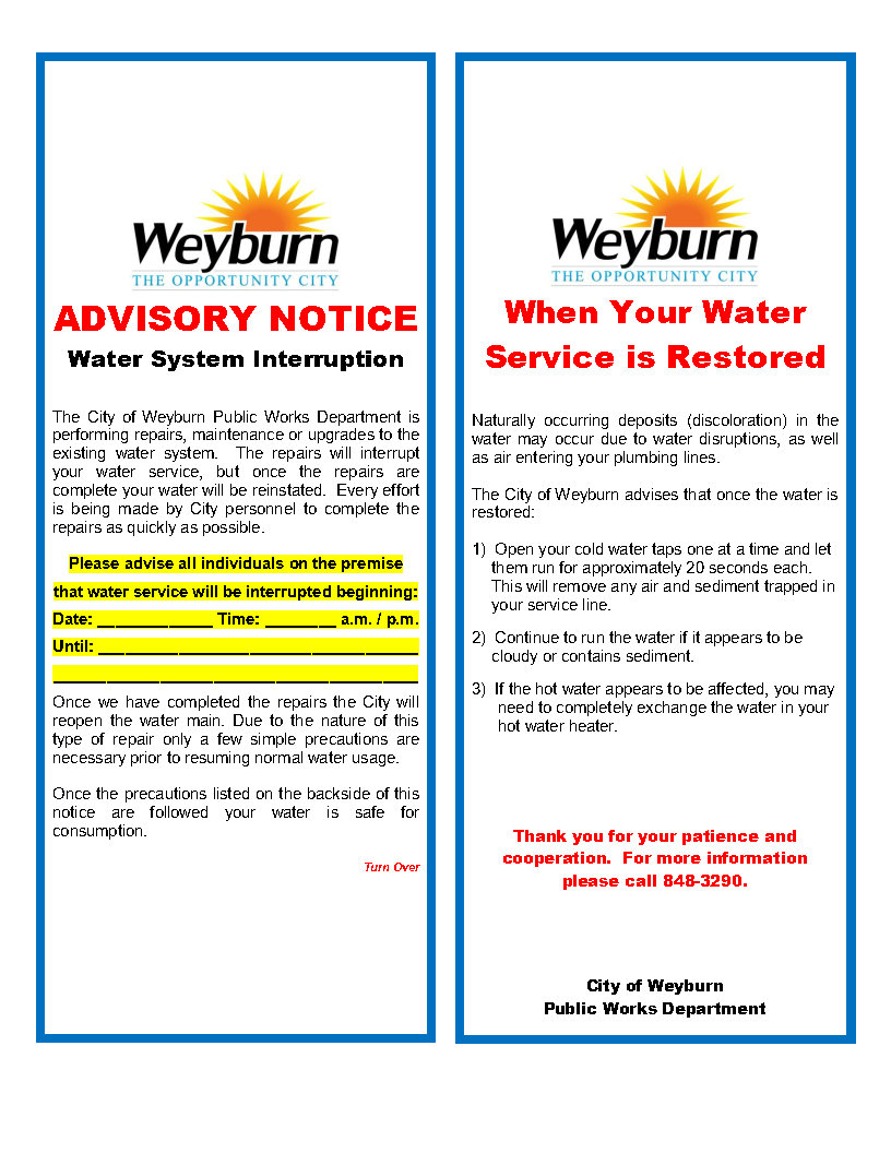 Utilities - Weyburn, Saskatchewan